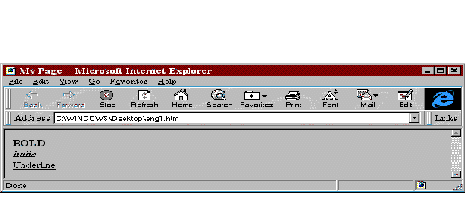 By inserting the line break tag after the font tags, the browser will ...